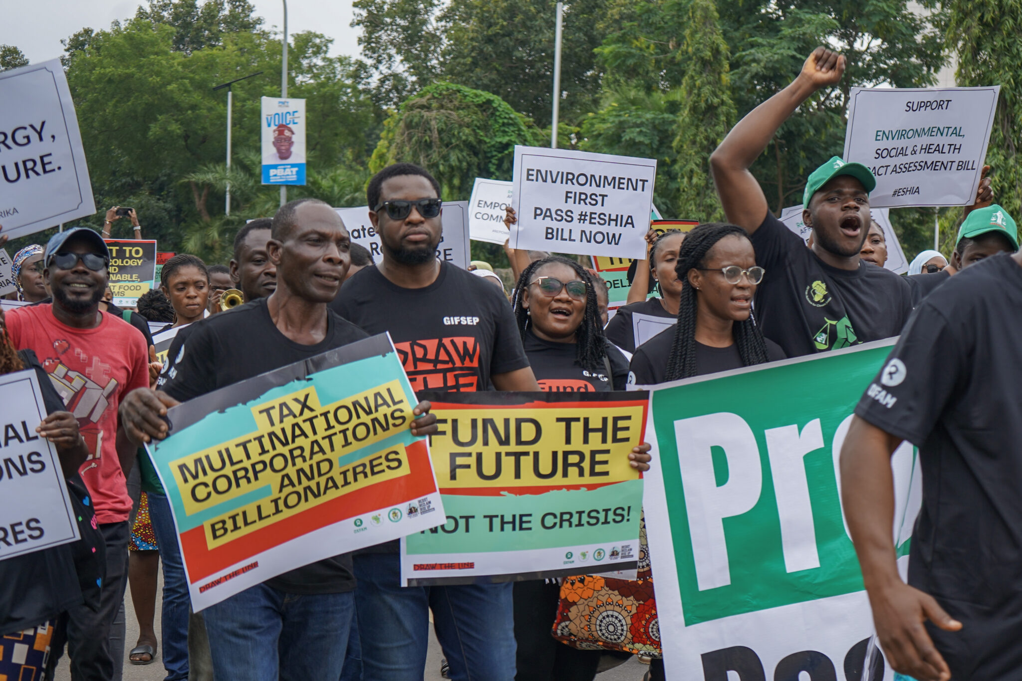 Draw The Line March: The Abuja Climate March; Standing Against Climate ...